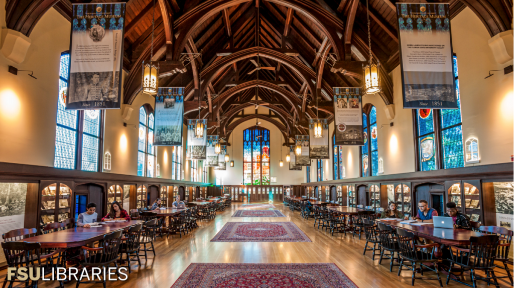 Virtual Backgrounds Capture FSU's Spirit - FSULIB